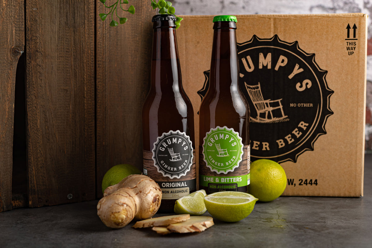 GRUMPY'S GINGER BEER - MIXED CARTON – Grumpy's Ginger Beer